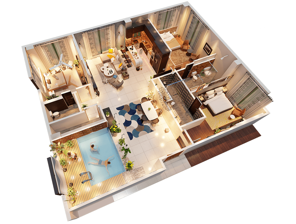 Skyscraper by United Lifestyle | Luxury Apartments & Shops